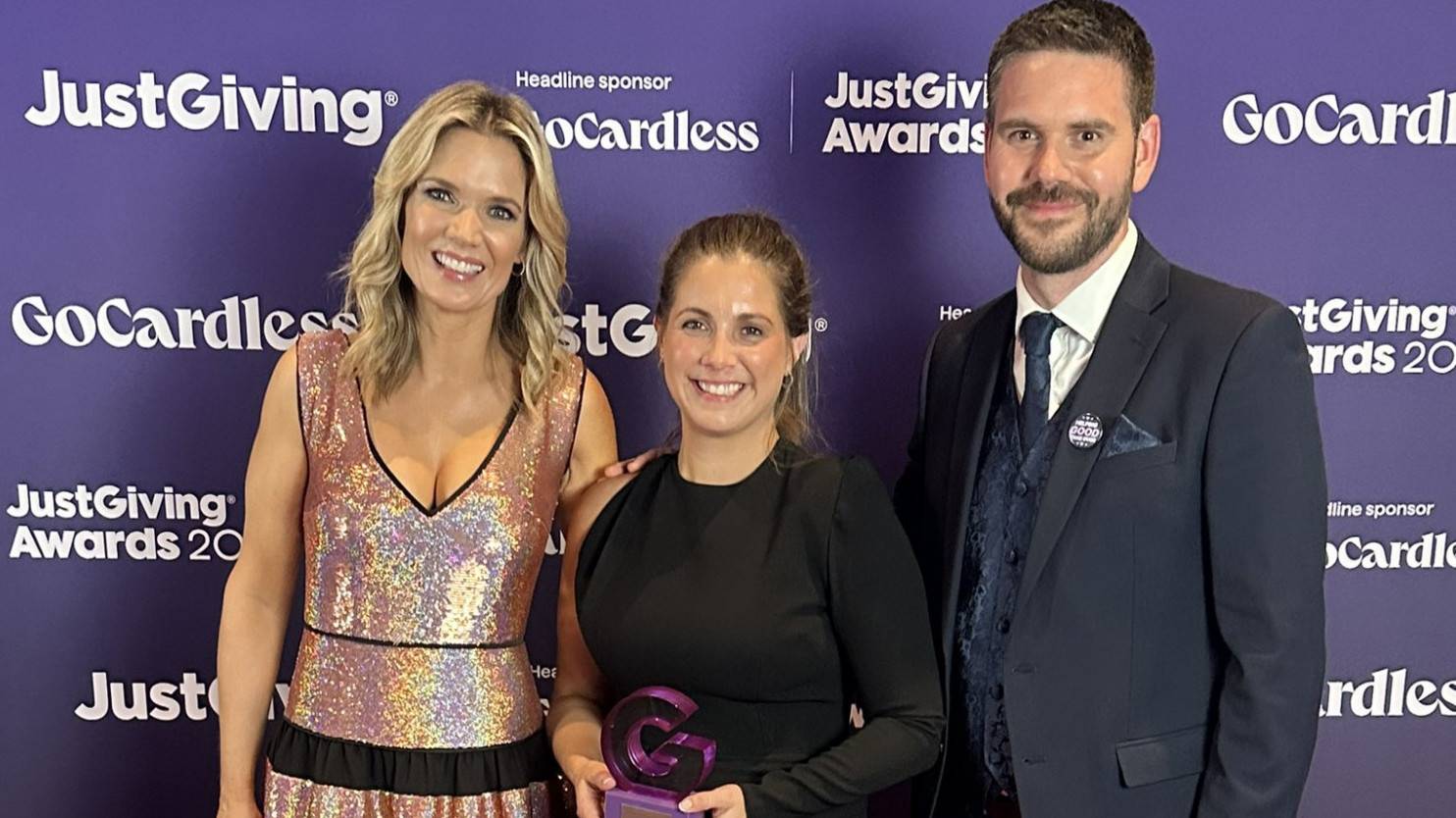 Rob Burrow receives Special Recognition Award at JustGiving annual awards
